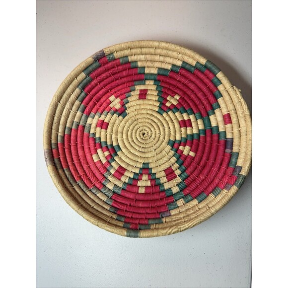 Accents | Vintage Large Navajo Indian Hand Woven Wedding Basket Design ...